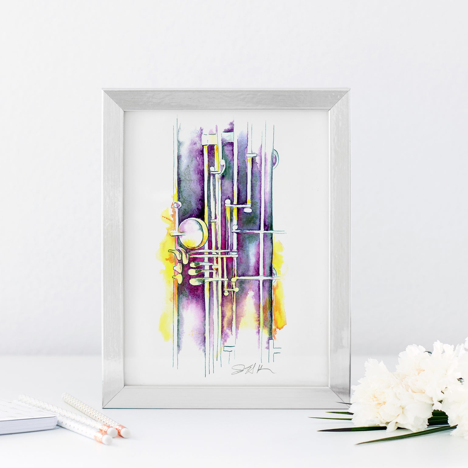 Art for your Music Room | Fine art in watercolor by Jamie Hansen ...