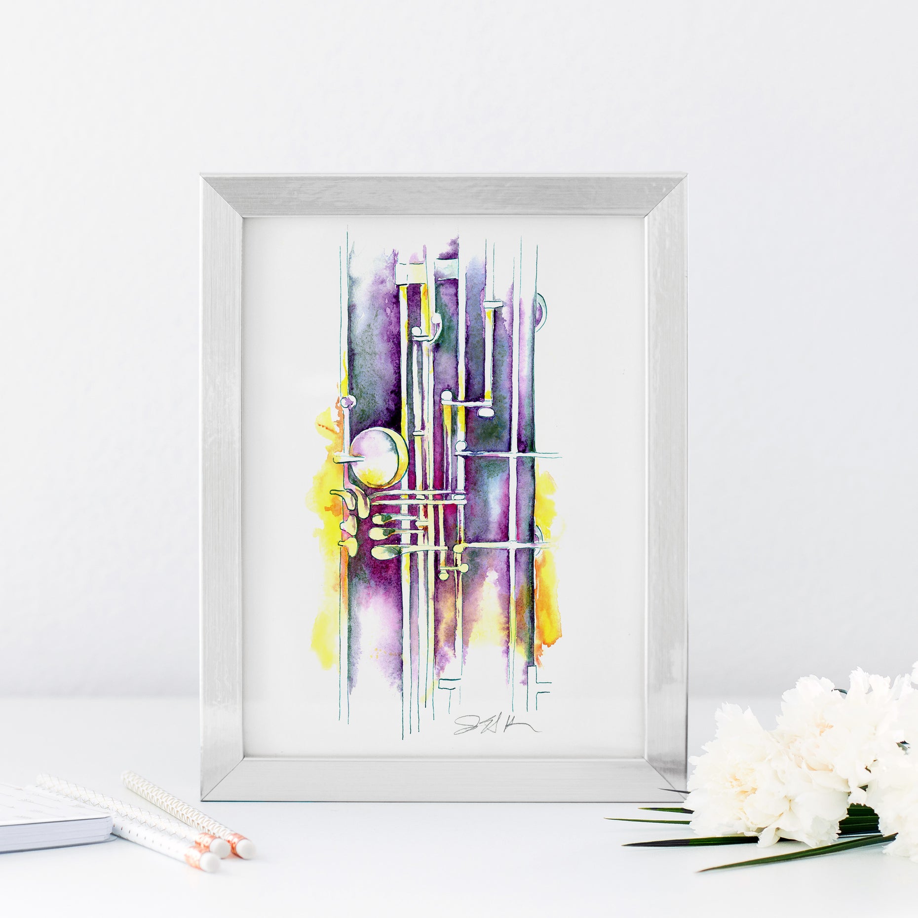 Art for your Music Room | Fine art in watercolor by Jamie Hansen ...
