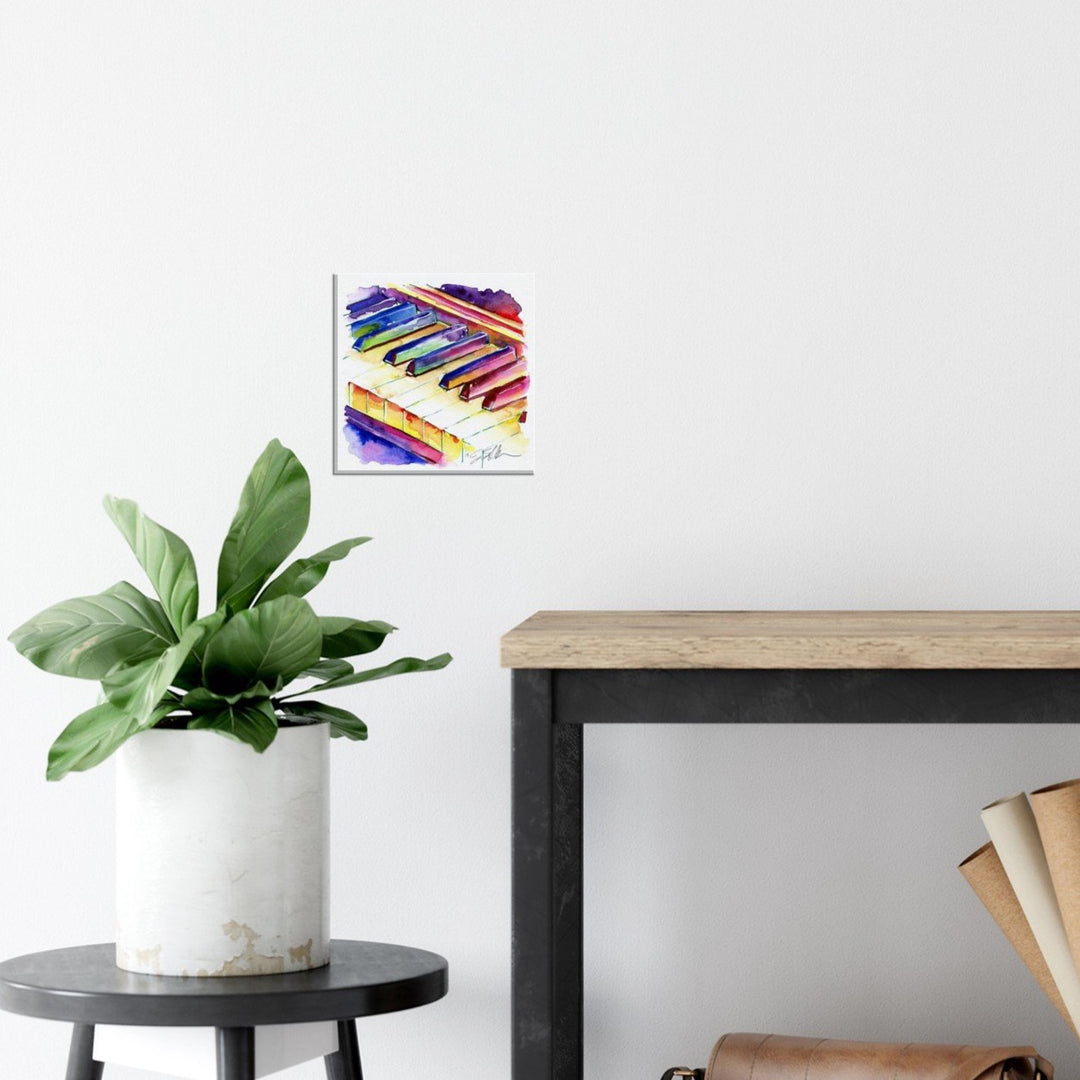 Cunningham Colorful Piano Keyboard Painting – Jamie Hansen Art